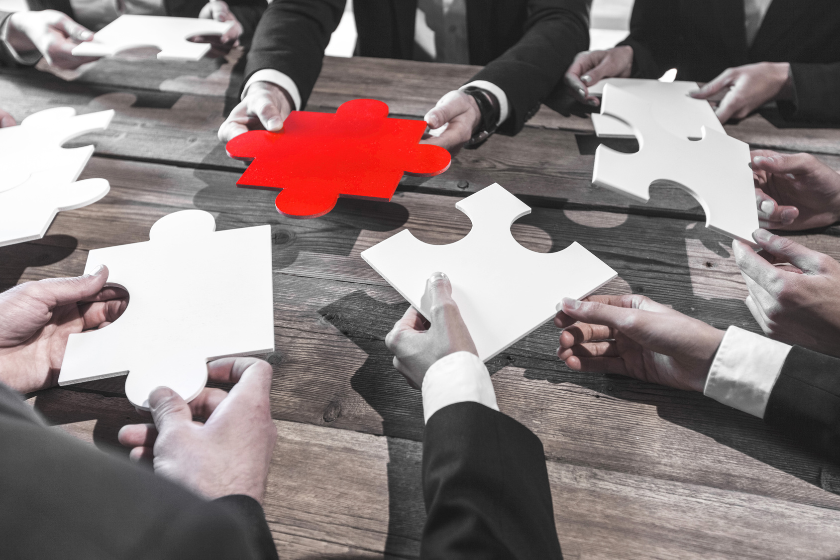 Business people and puzzle – Internal Audit Services